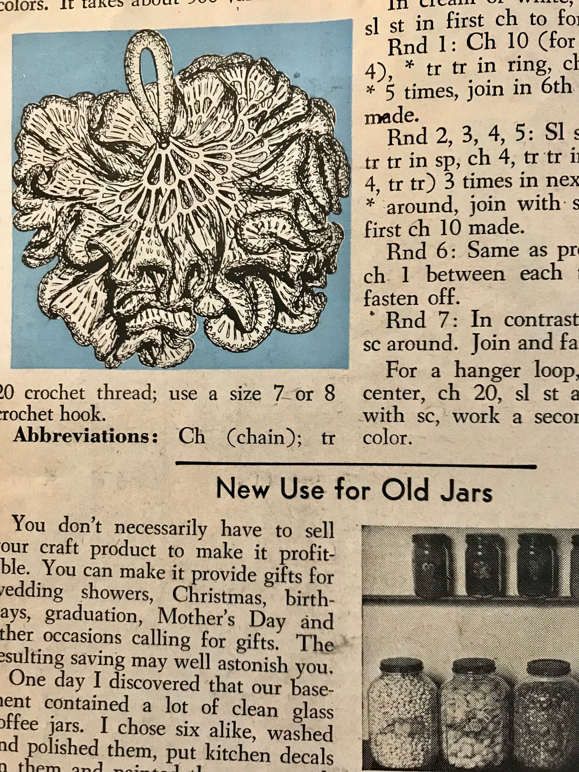 The Workbasket Magazine 1950s August 1953 Vintage Needlework Patterns ...