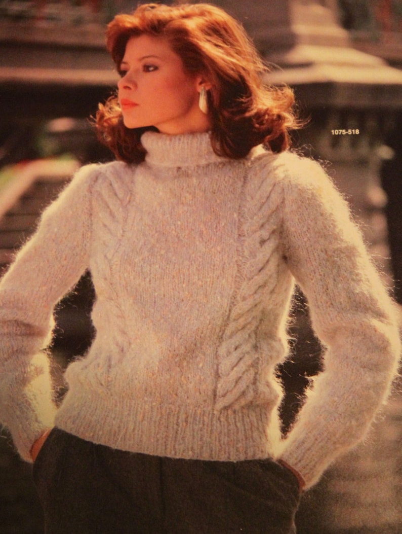 Bernat Venetian Women's Sweaters Pattern Book No. 518 1983 1980s ...
