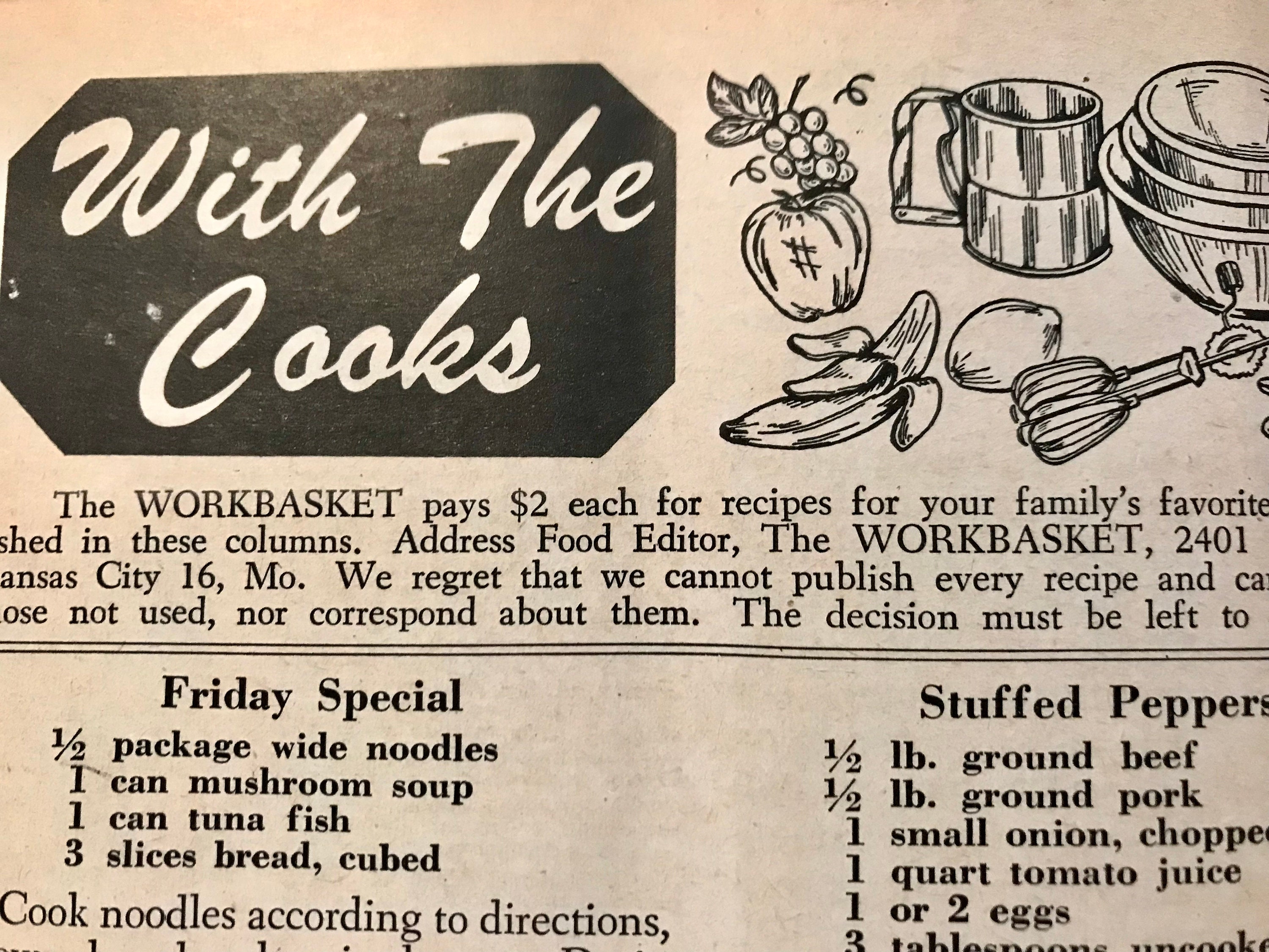 The Workbasket Magazine 1950s August 1953 Vintage Needlework Patterns ...