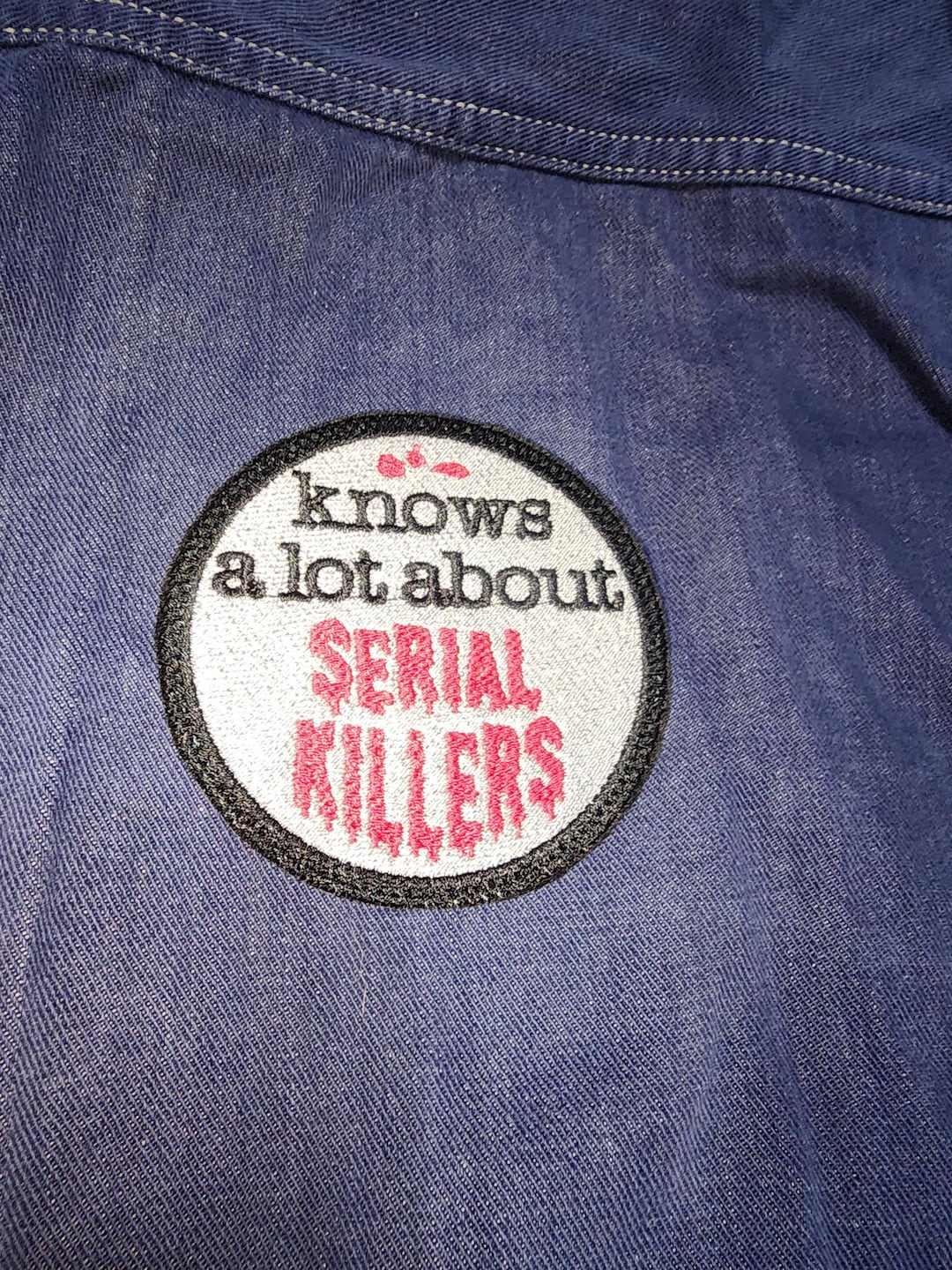Serial Killer Iron-on Patch, Horror Movie Halloween Patch (3.5 Inch) - Etsy