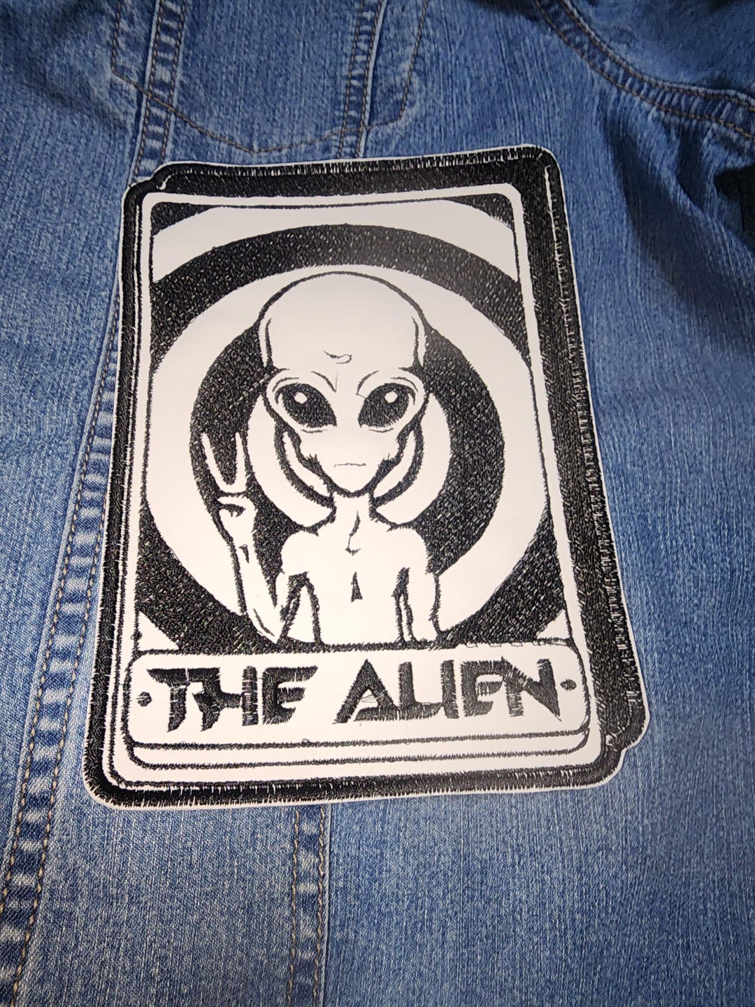 THE ALIEN Tarot Patch, Out of This World, Supernatural, Paranormal ...
