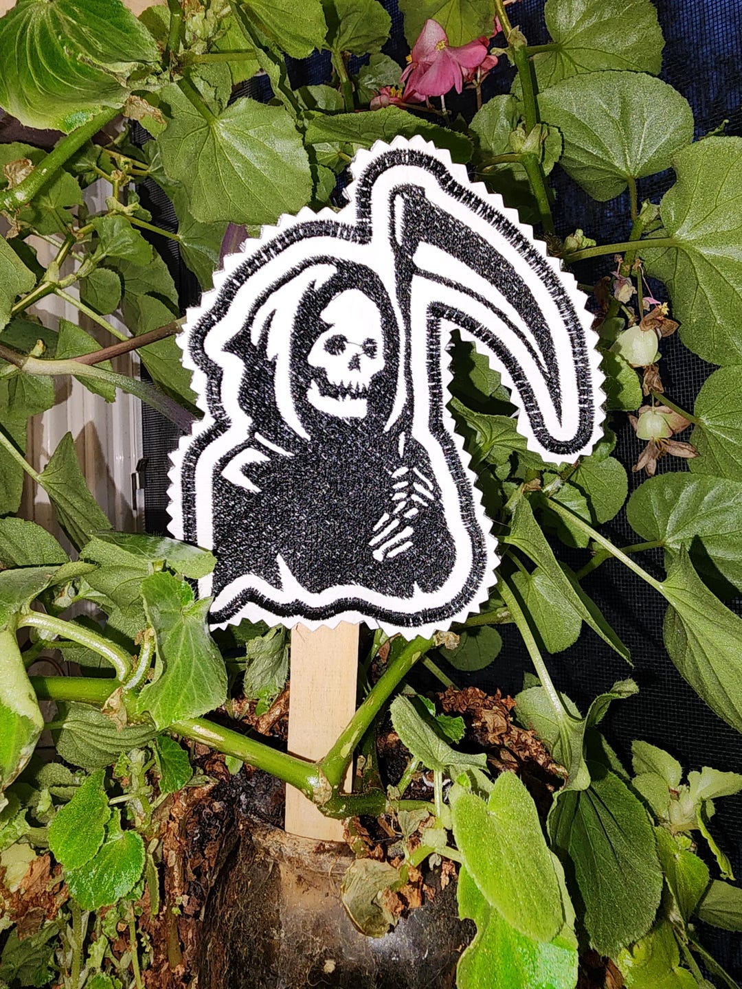 Reaper Plant Marker, House Plant Decor, Planter Accessories ...