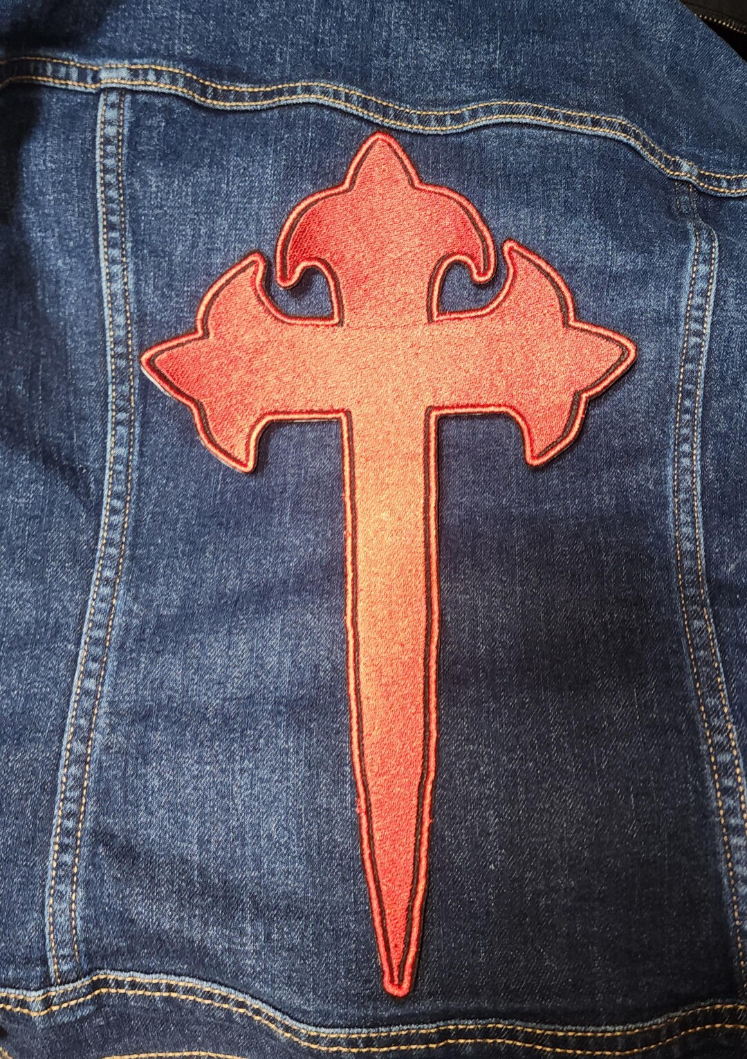 GOTHIC CROSS PATCH, Fashionably Twisted, Free Shipping - Etsy