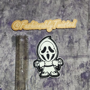 GHOSTFACE PATCH, Reaper Patch, Fan Art Patch, Fashionably Twisted ...
