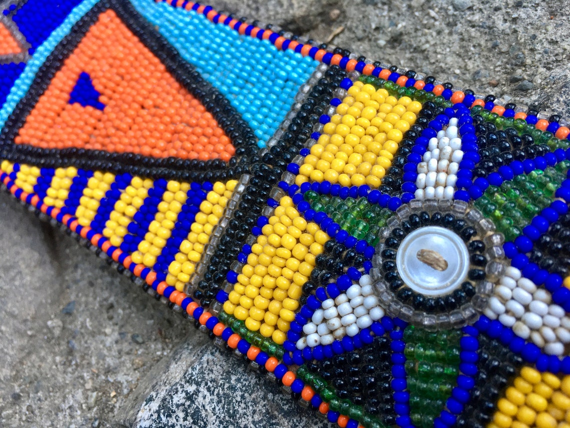 Vintage East African Beaded Belt-rare-beautiful Condition - Etsy