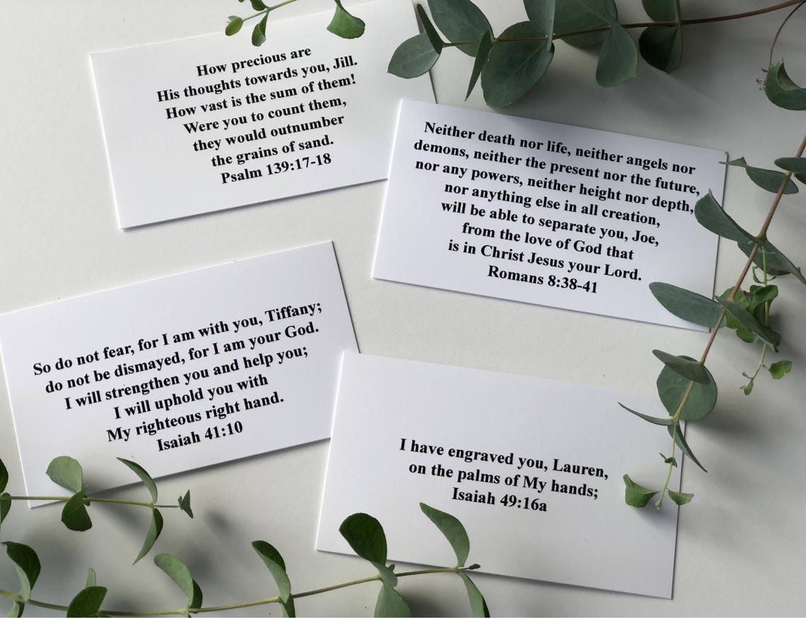 Personalized Bible Verses Personalized Gift Gift for Him | Etsy