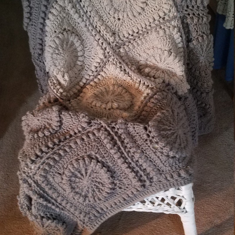 Matelasse Afghan Pattern - Etsy