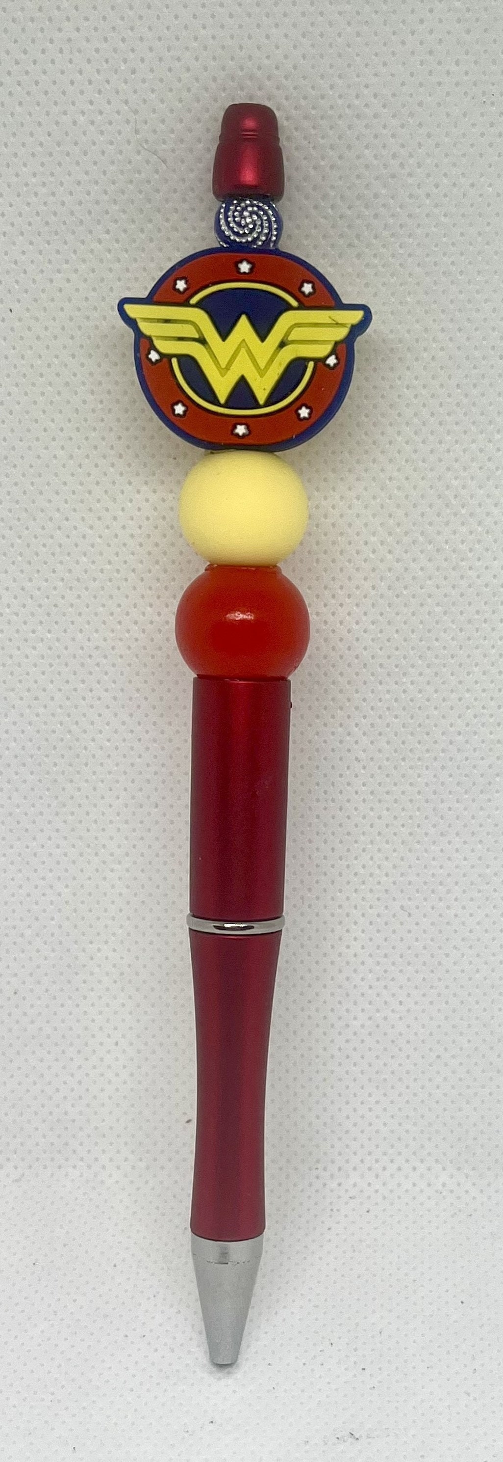 Wonder Woman Red Base Bead Pen 77 - Etsy