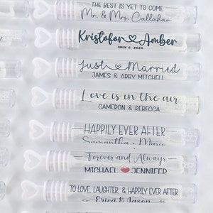 30 Personalized Bubble Labels for Bubble Wands, Custom Printed, Labels ...