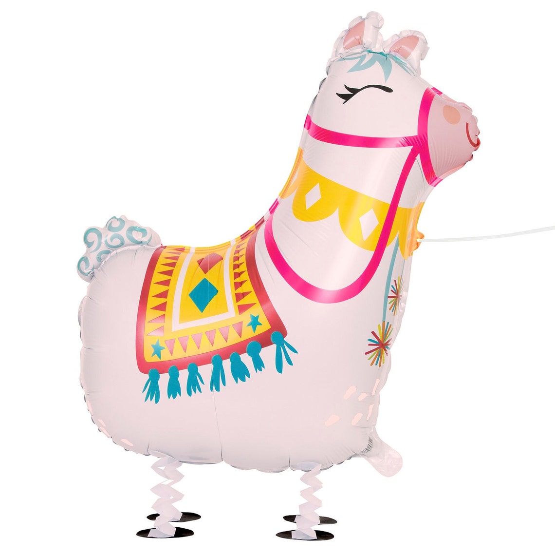 Walking Pet Llama Foil Balloon, Llama Birthday Party, Llama Mylar ...