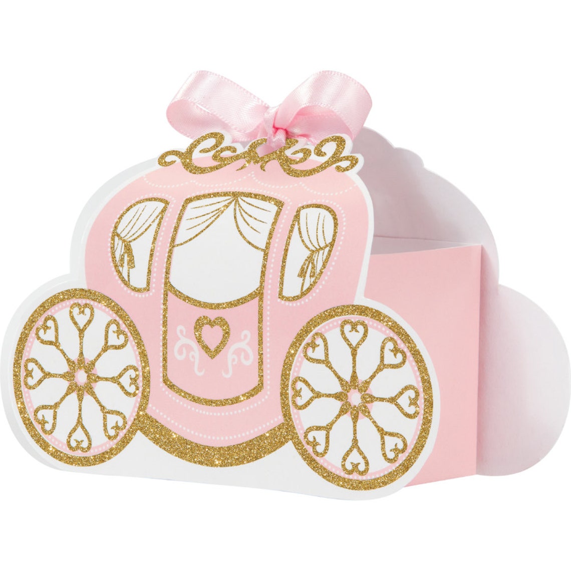 8-3d Pink Princess Carriage Favor Boxes Pretty Princess - Etsy