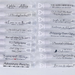 30 Personalized Bubble Labels for Bubble Wands, Custom Printed, Labels ...
