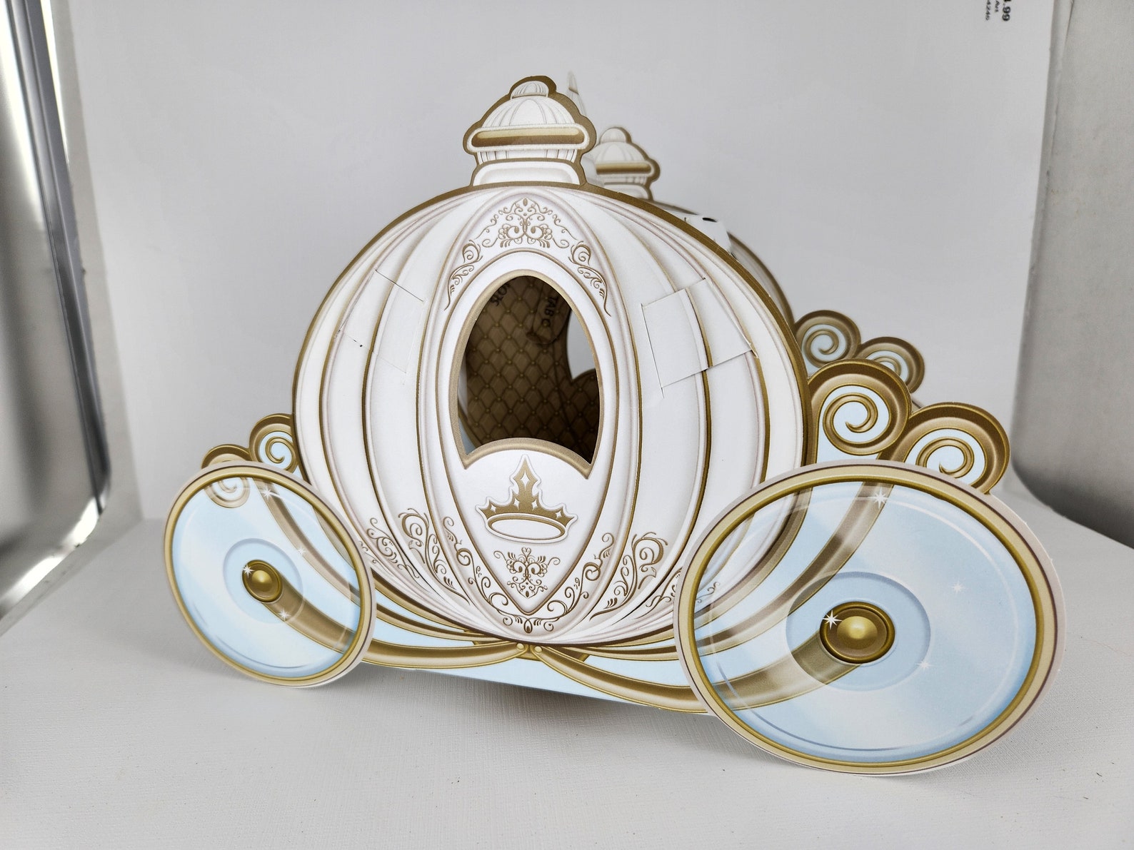 3d Carriage Centerpiece Pretty Princess Birthday Princess - Etsy