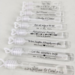 30 Personalized Bubble Labels for Bubble Wands Wedding Bubble - Etsy