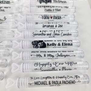 30 Personalized Bubble Labels for Bubble Wands, Custom Printed, Labels ...