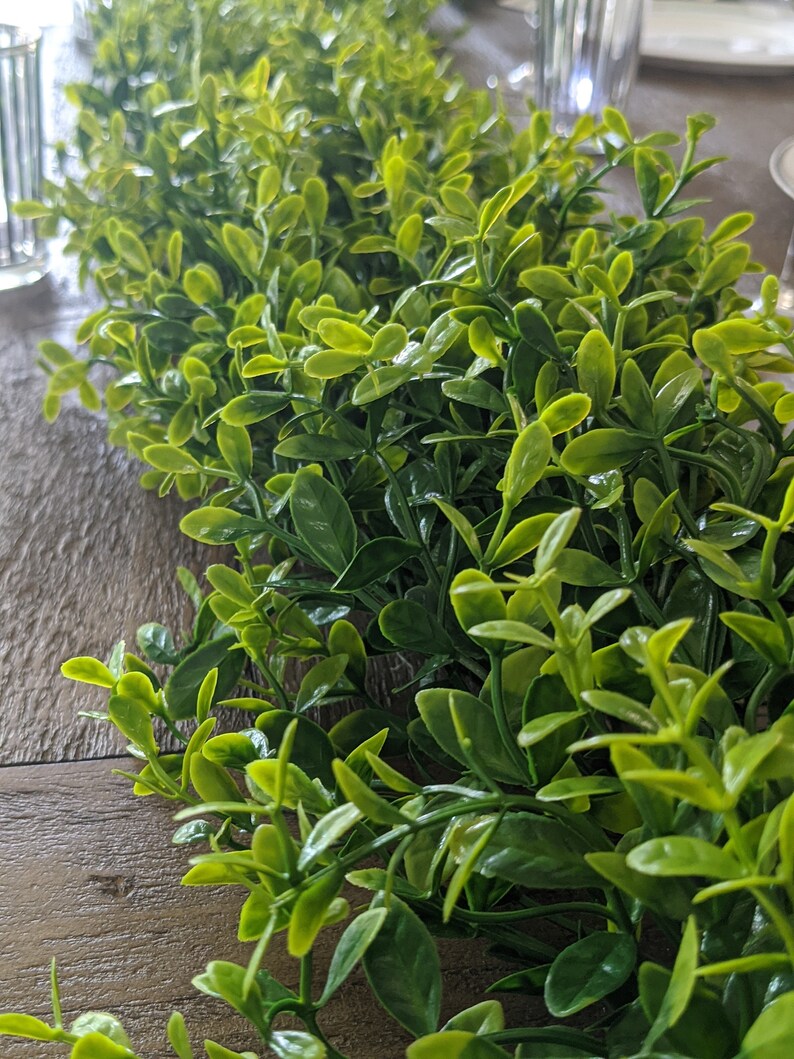 62 Artificial Boxwood Fern Garland Fern Garland - Etsy