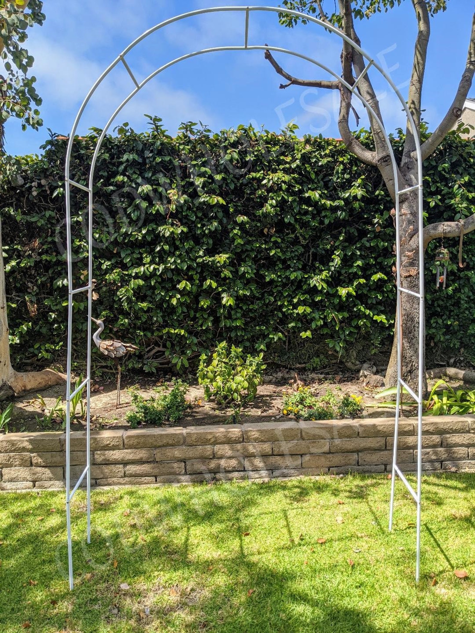 Wedding Event Metal Steel White Arch Outdoor Arch for - Etsy