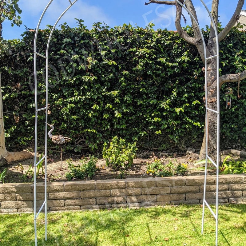 Rustic Steel Garden Arch - Etsy