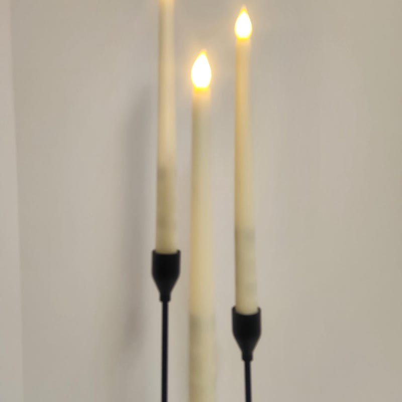 Led 6 Taper Candles - Etsy