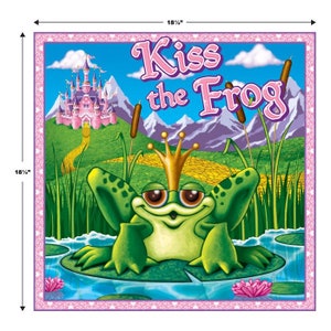 Kiss the Frog Party Game for 12, Pretty Little Princess Birthday, Girl ...