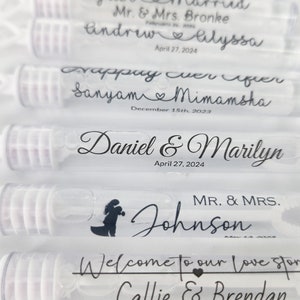 30 Personalized Bubble Labels for Bubble Wands, Custom Printed, Labels ...