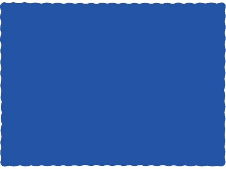50 Royal Blue Paper Placemats Blue Paper Place Mats Paper - Etsy