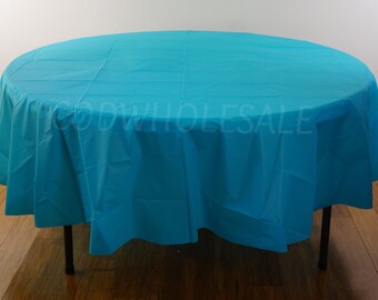 Turquoise Blue Tablecloth - Etsy