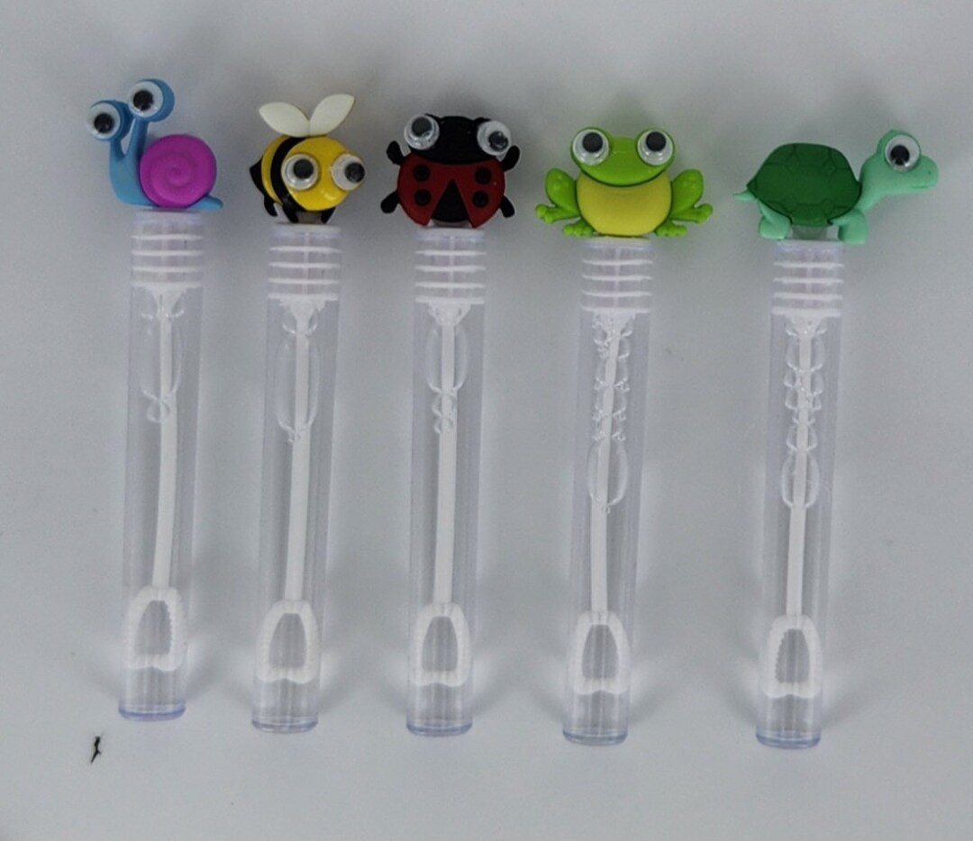 5 Googly Eye Wacky Bug Bubble Favors, Kids Party Supplies, Boy Party ...
