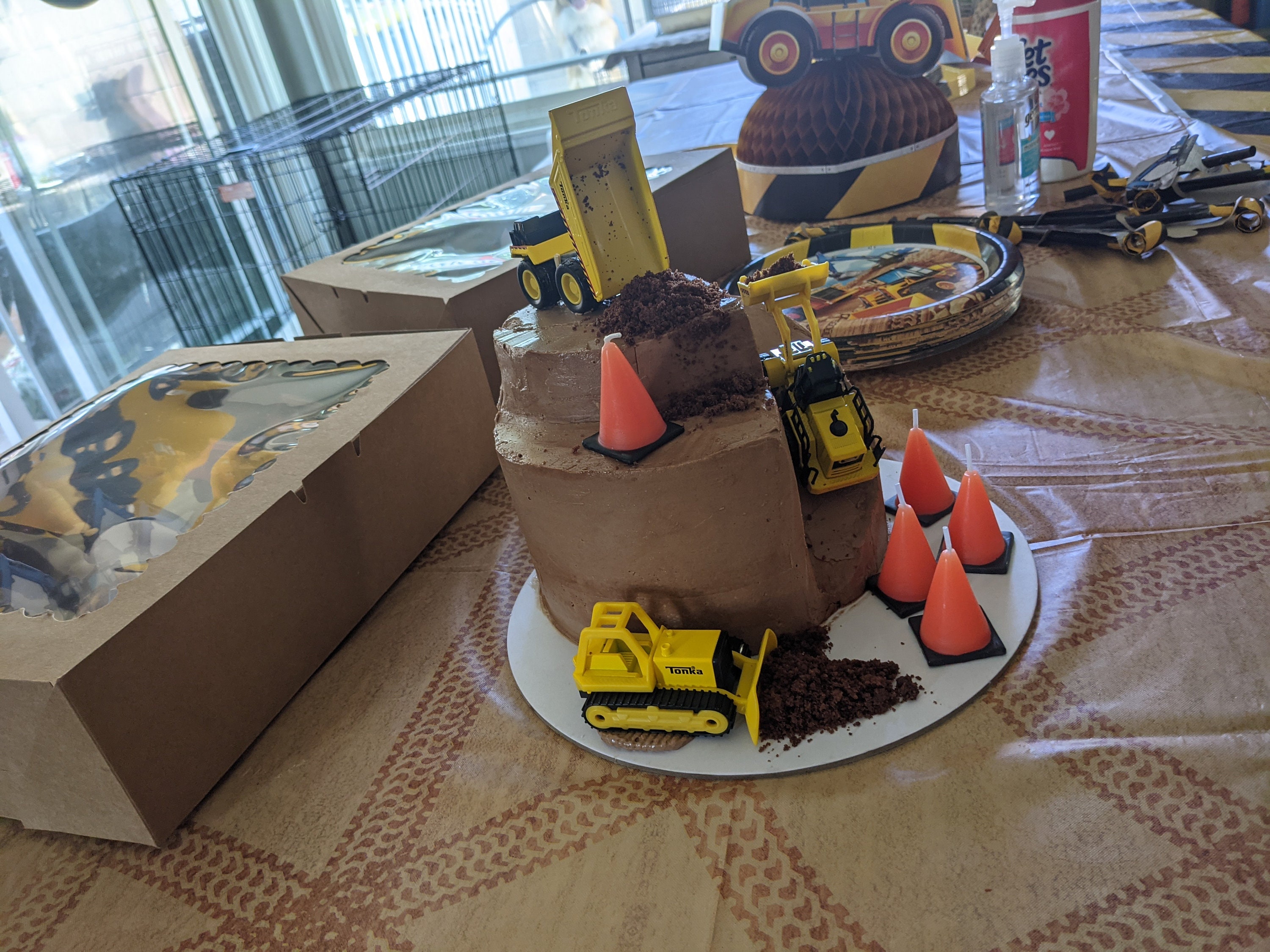 6 Construction Cone Shaped Candles Big Dig Construction | Etsy UK