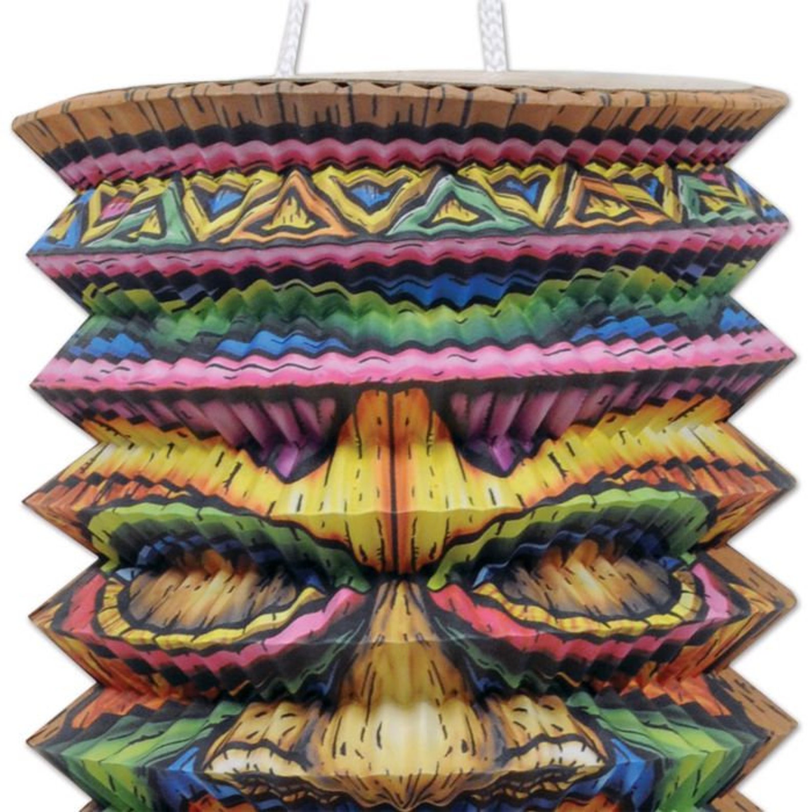 3-tiki Paper Lanterns Hawaiian Party Luau Decor Hawaii - Etsy