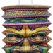 3-tiki Paper Lanterns, Hawaiian Party, Luau Decor, Hawaii Decorations ...