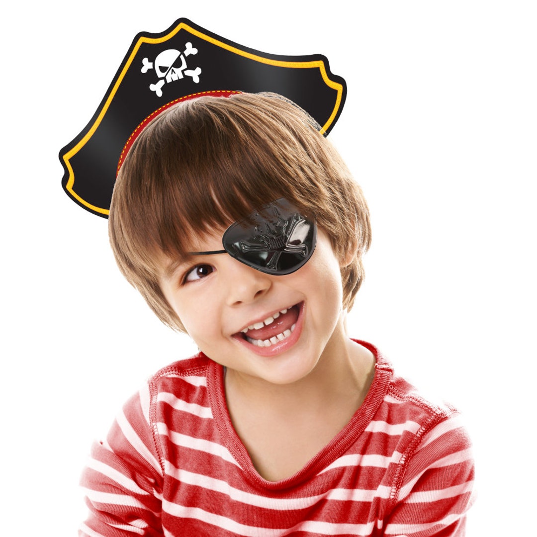 8 Paper Pirate Hats, Pirate Birthday Party, Pirate Birthday Favors ...
