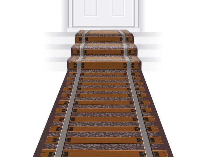 Railroad Track Runner, Western Party Decor, Train Party, Wild West ...