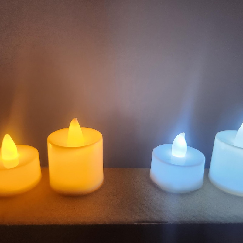 Pink Led Votive Candle - Etsy