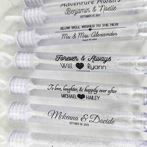 30 Personalized Bubble Labels for Bubble Wands Wedding Bubble - Etsy