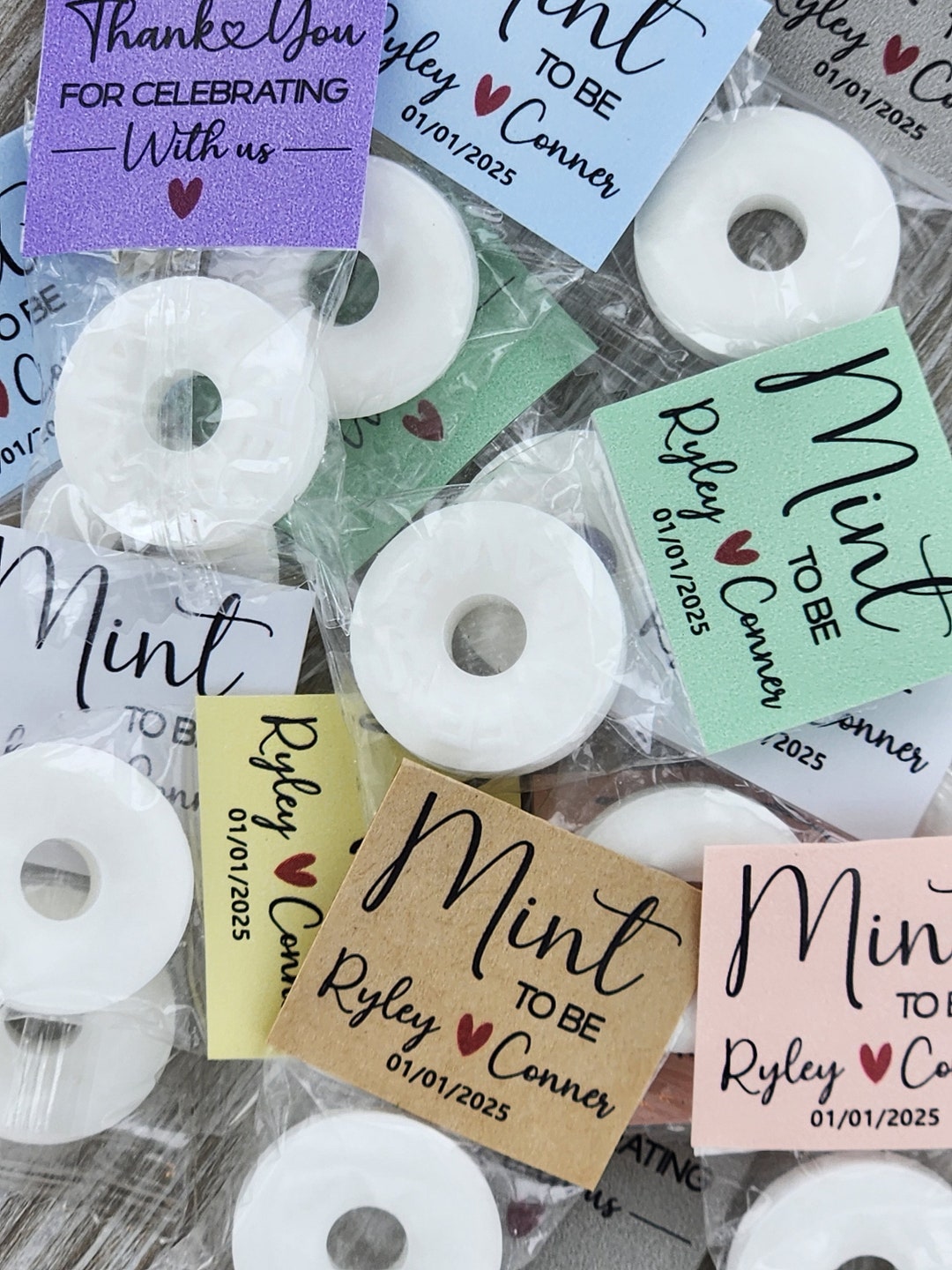 Mint to Be Custom Personalized Wedding Favors, Bulk Wedding Favors ...