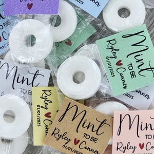 Mint to Be Custom Personalized Wedding Favors, Bulk Wedding Favors ...