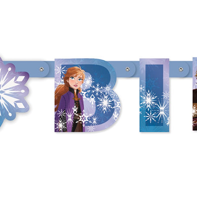 Frozen Party Banner - Etsy