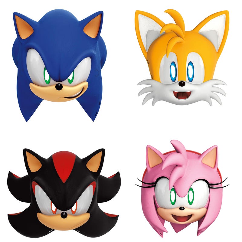 Sonic the Hedgehog Mask - Etsy