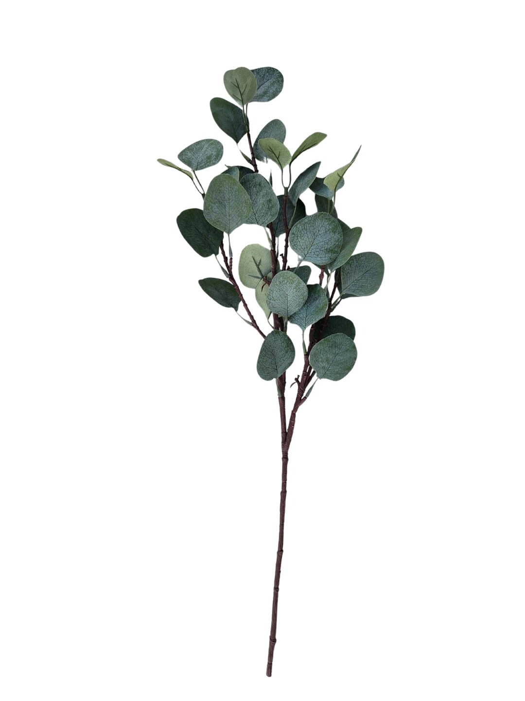 25" Green Artificial Eucalyptus Branch, Farmhouse Chic Decor, Vase ...