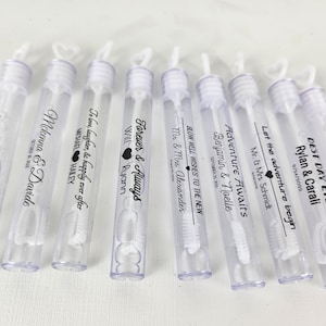 30 Personalized Bubble Labels for Bubble Wands Wedding Bubble - Etsy