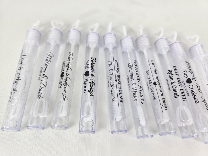 30 Personalized Bubble Labels for Bubble Wands Wedding Bubble - Etsy