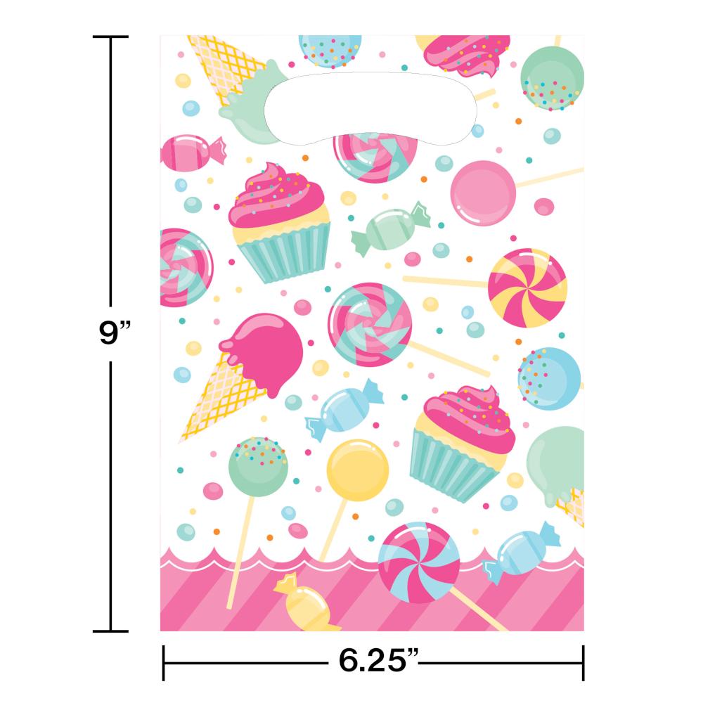 Candy Bouquet Plastic Loot Favor Bags, Candy Party, Rainbow Party ...