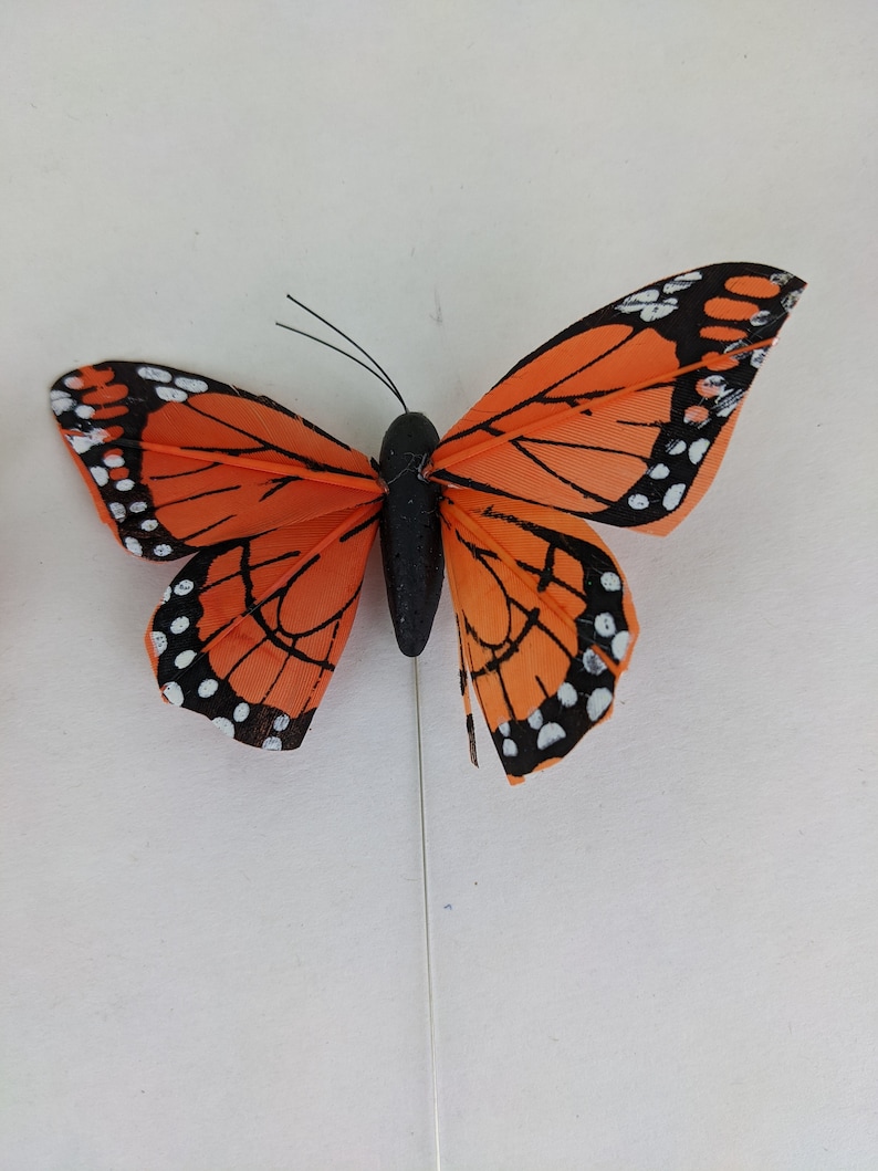 Monarch Feather Butterflies Craft Butterflies Butterflies - Etsy