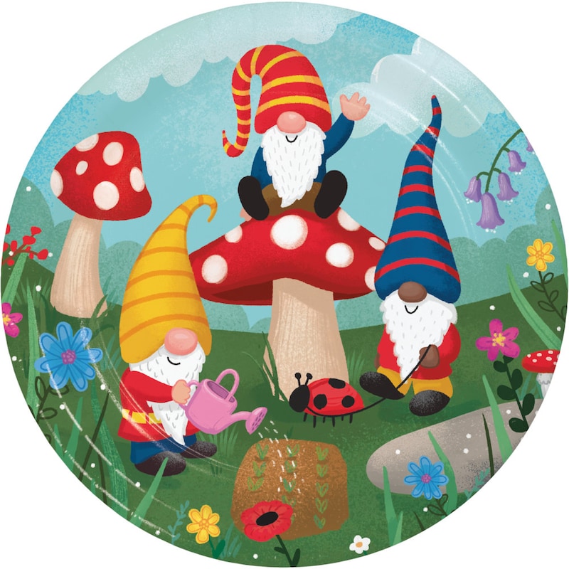 Gnome Plates - Etsy