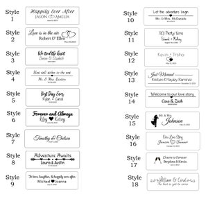 30 Personalized Bubble Labels for Bubble Wands Wedding Bubble - Etsy