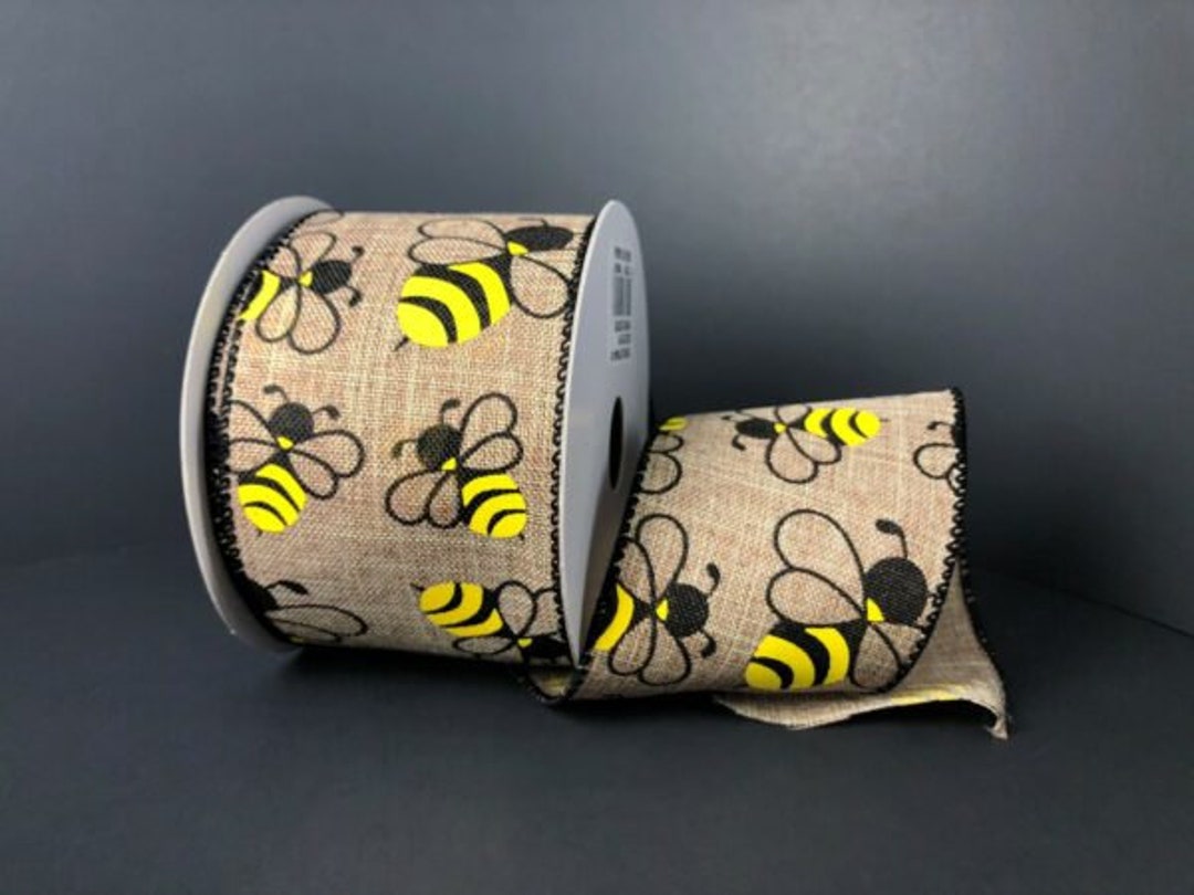 Bumblebee Summer Ribbon Wired - Etsy