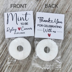 Mint to Be Custom Personalized Wedding Favors, Bulk Wedding Favors ...