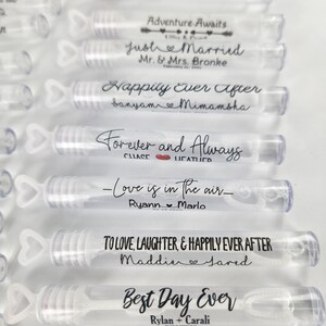 30 Personalized Bubble Labels for Bubble Wands, Custom Printed, Labels ...