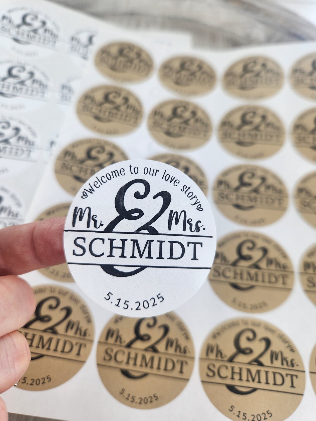 Personalized Wedding Labels, Wedding Favors, Candy Favors, Personalized ...